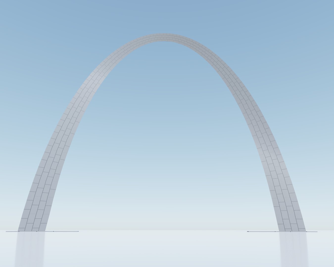 Gateway arch building 3D model - TurboSquid 1603310