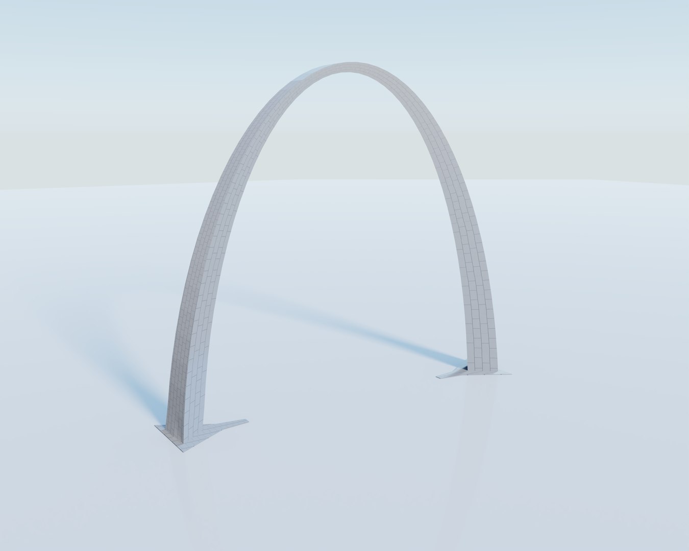 Gateway arch building 3D model - TurboSquid 1603310