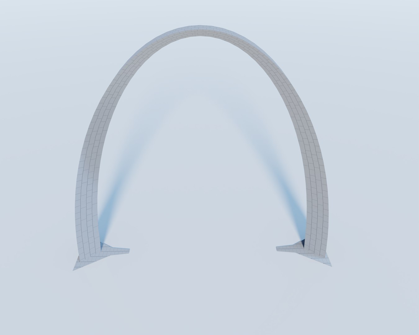 Gateway arch building 3D model - TurboSquid 1603310