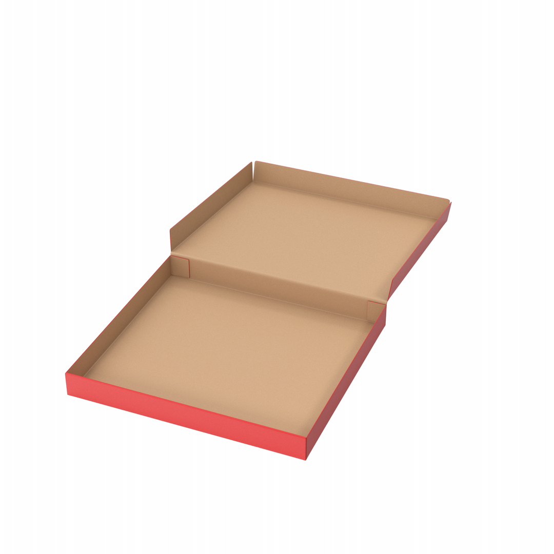 3D Red Pizza Box - TurboSquid 2047398