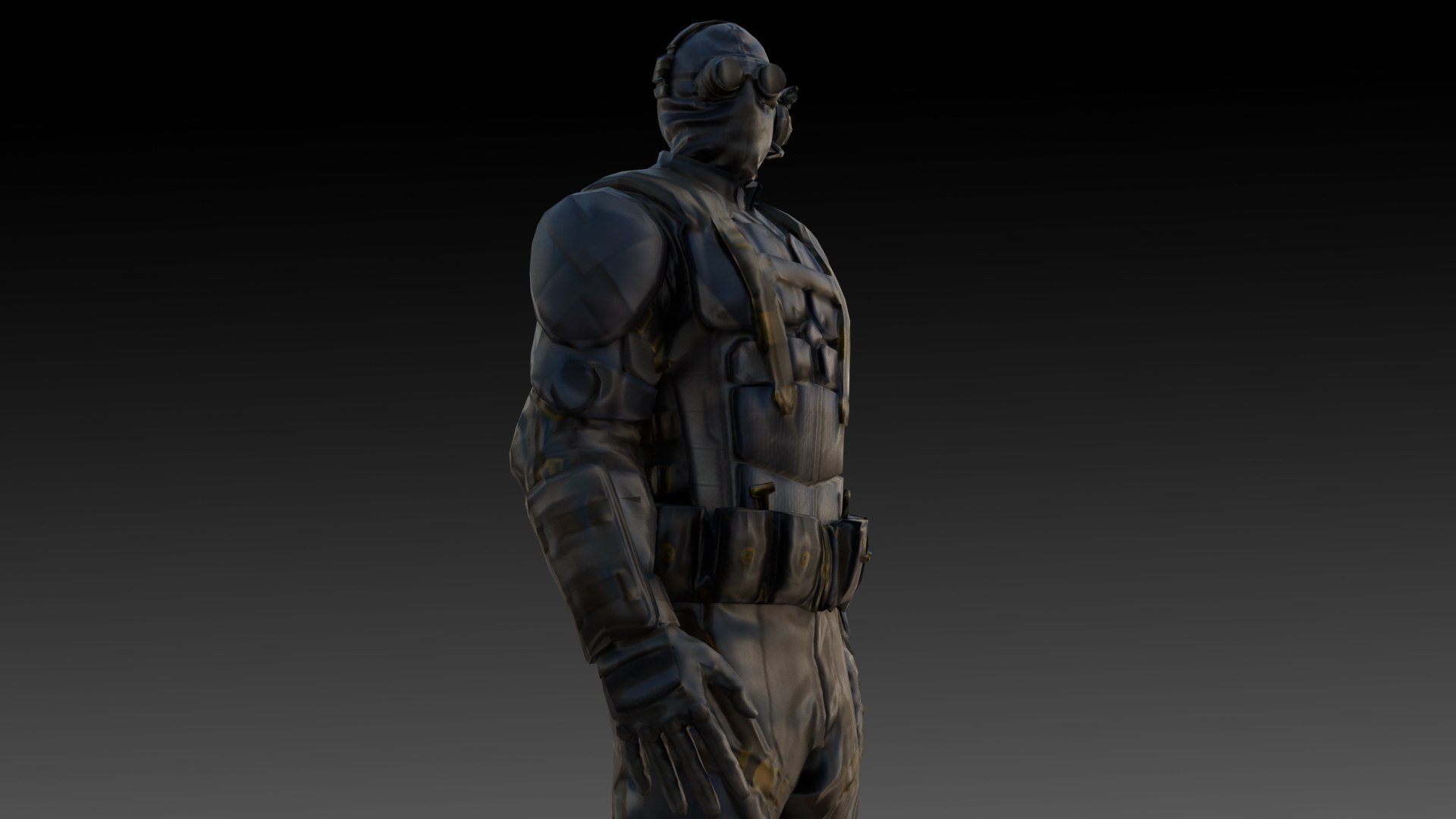 3D Model High Quality Spec Ops Soldier 3D Model Realistic Rigged ...