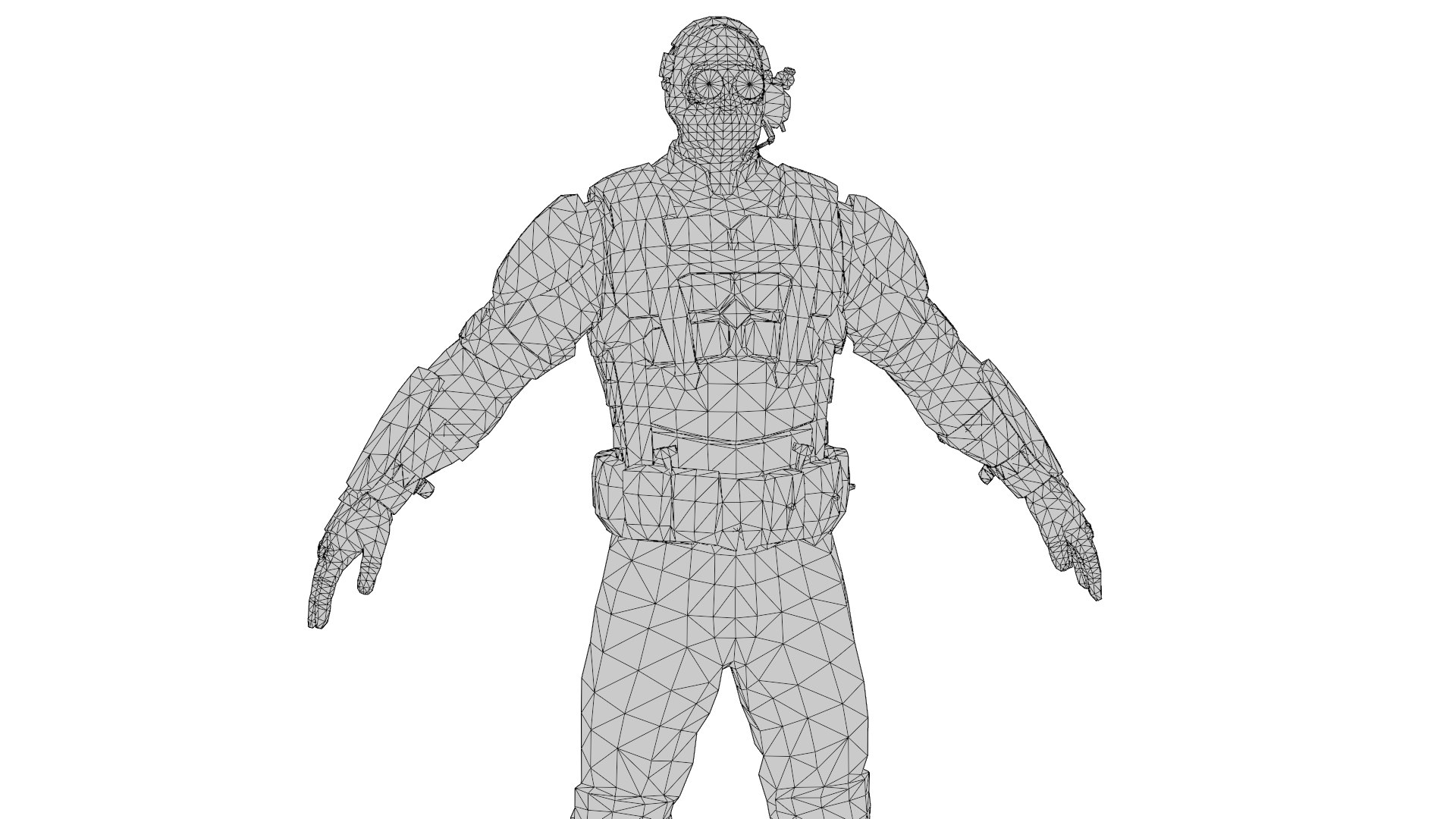 3D Model High Quality Spec Ops Soldier 3D Model Realistic Rigged ...