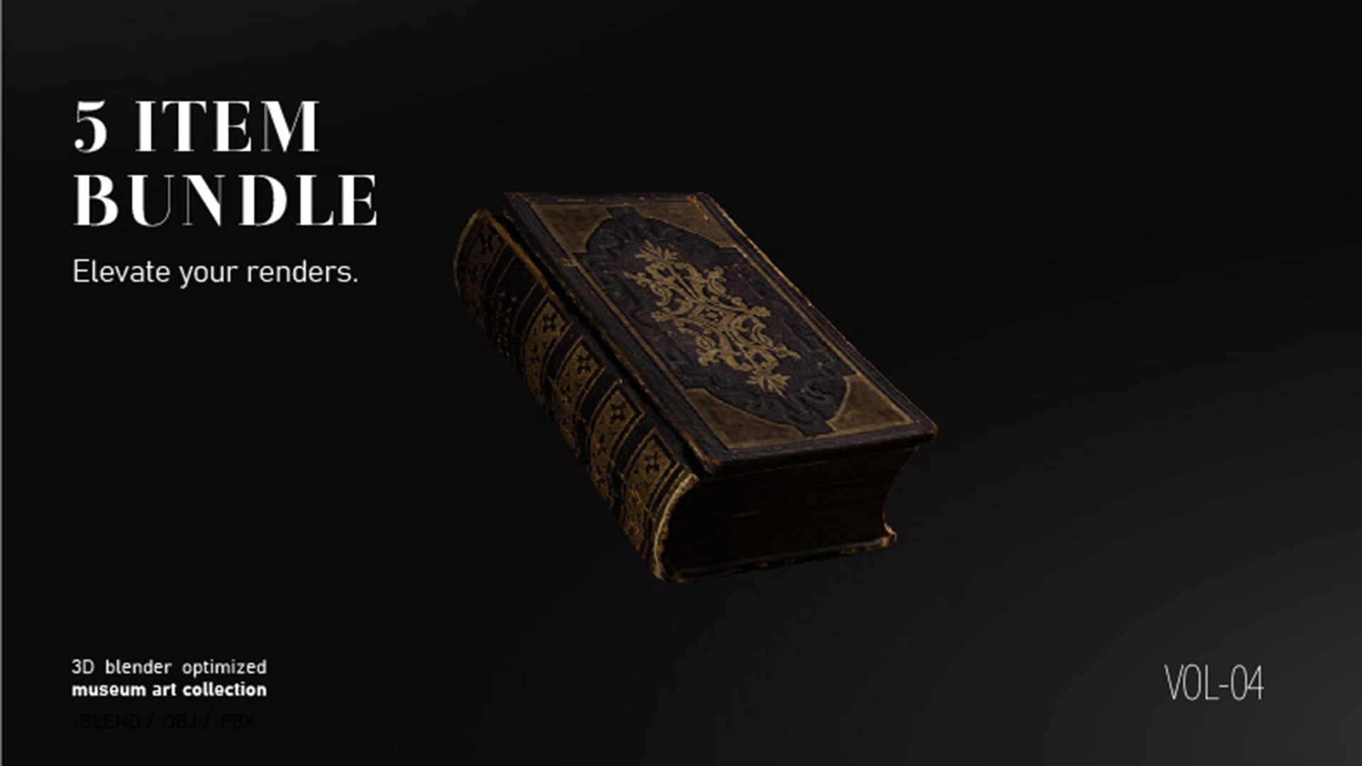 5 Item Art Bundle VOL-04 3D Model - TurboSquid 1937482