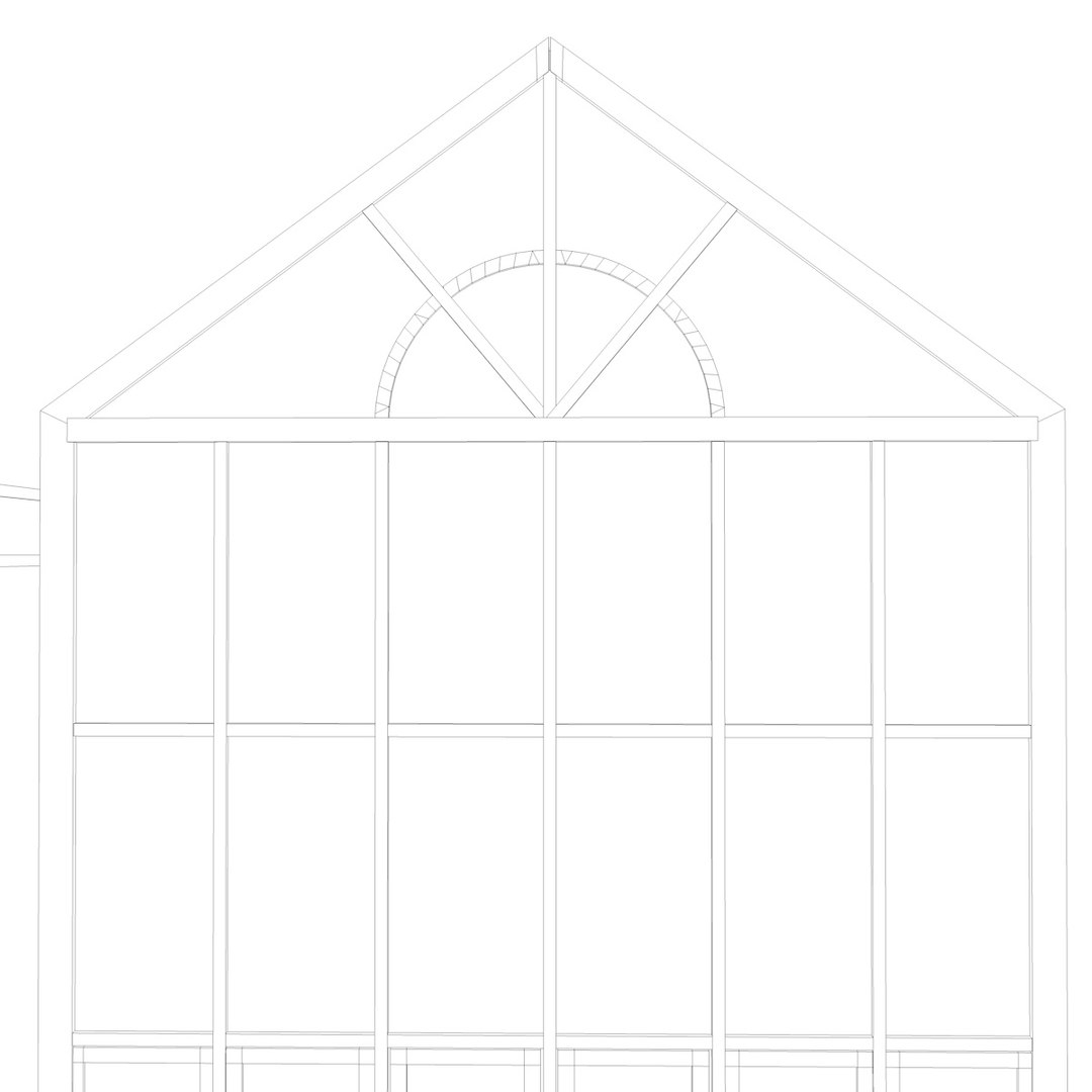 3D Glass Roof Model - TurboSquid 1273955