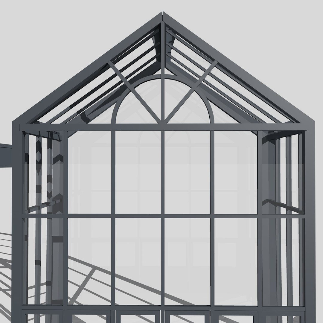 3D Glass Roof Model - TurboSquid 1273955