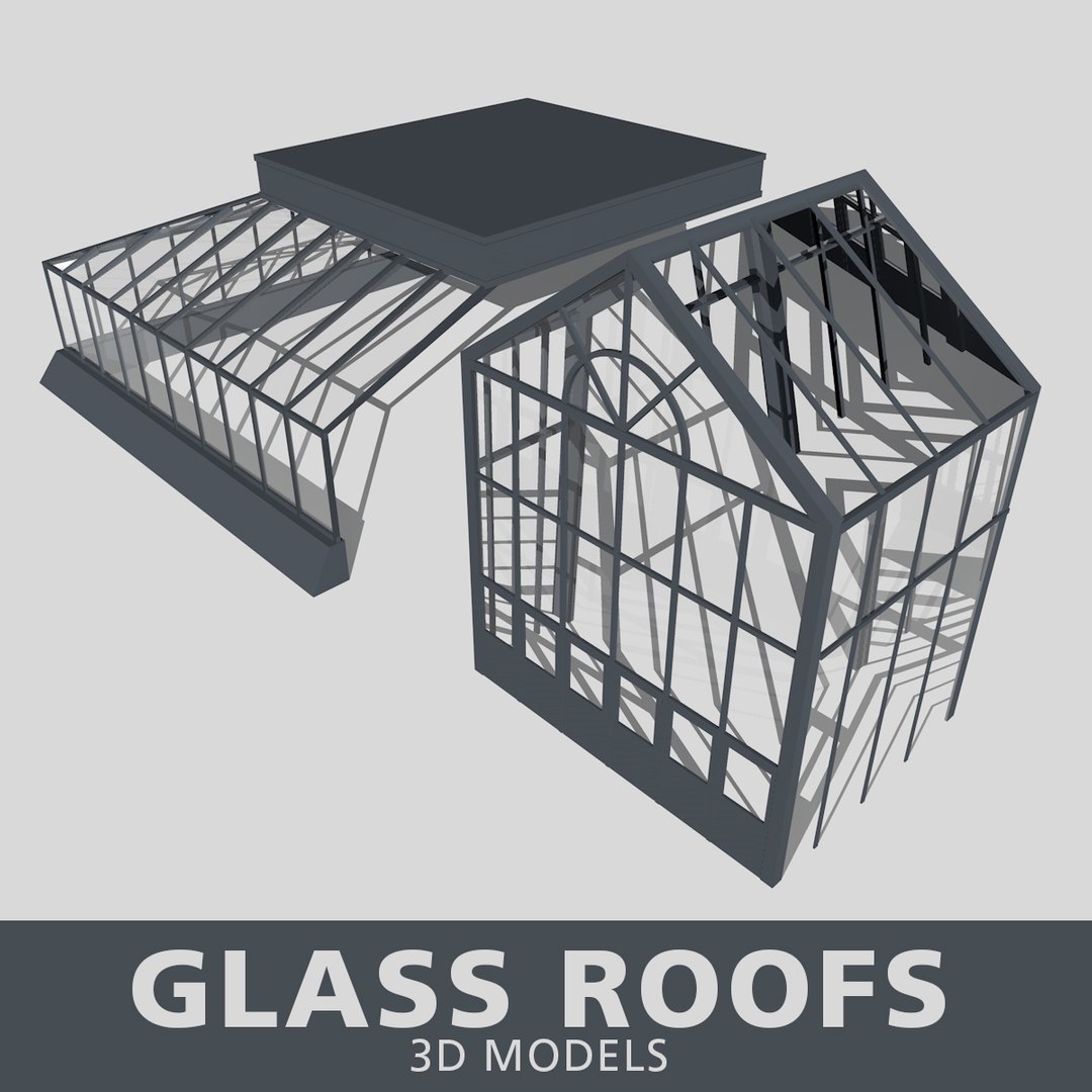 3D Glass Roof Model - TurboSquid 1273955