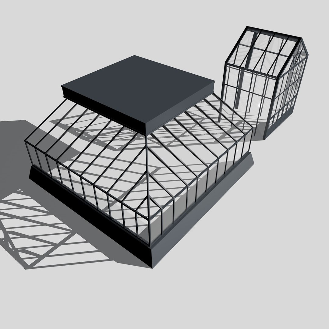 3D Glass Roof Model - TurboSquid 1273955