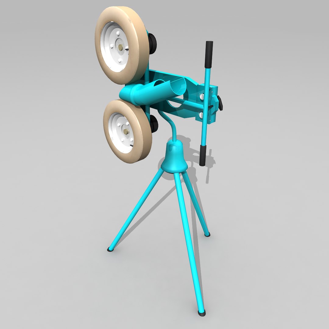Softball Pitching Machine 3d Model