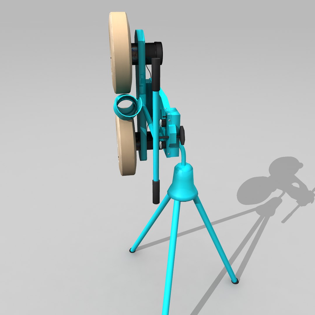Softball Pitching Machine 3d Model