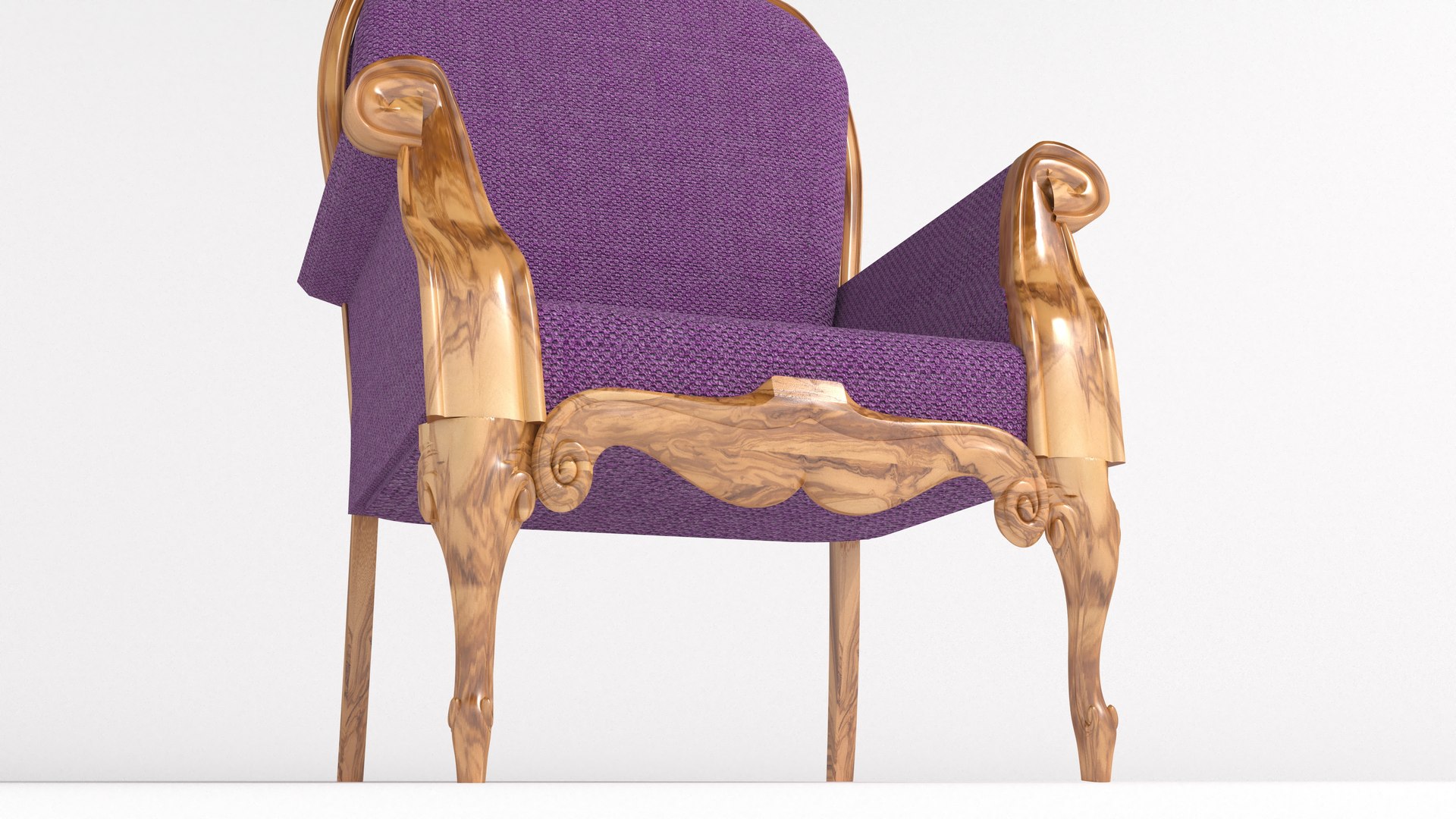 3D Armchair Classy Model - TurboSquid 2019421