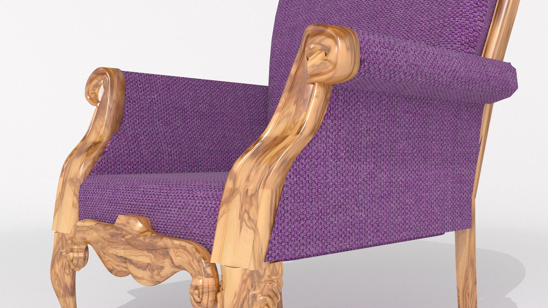 3D Armchair Classy Model - TurboSquid 2019421