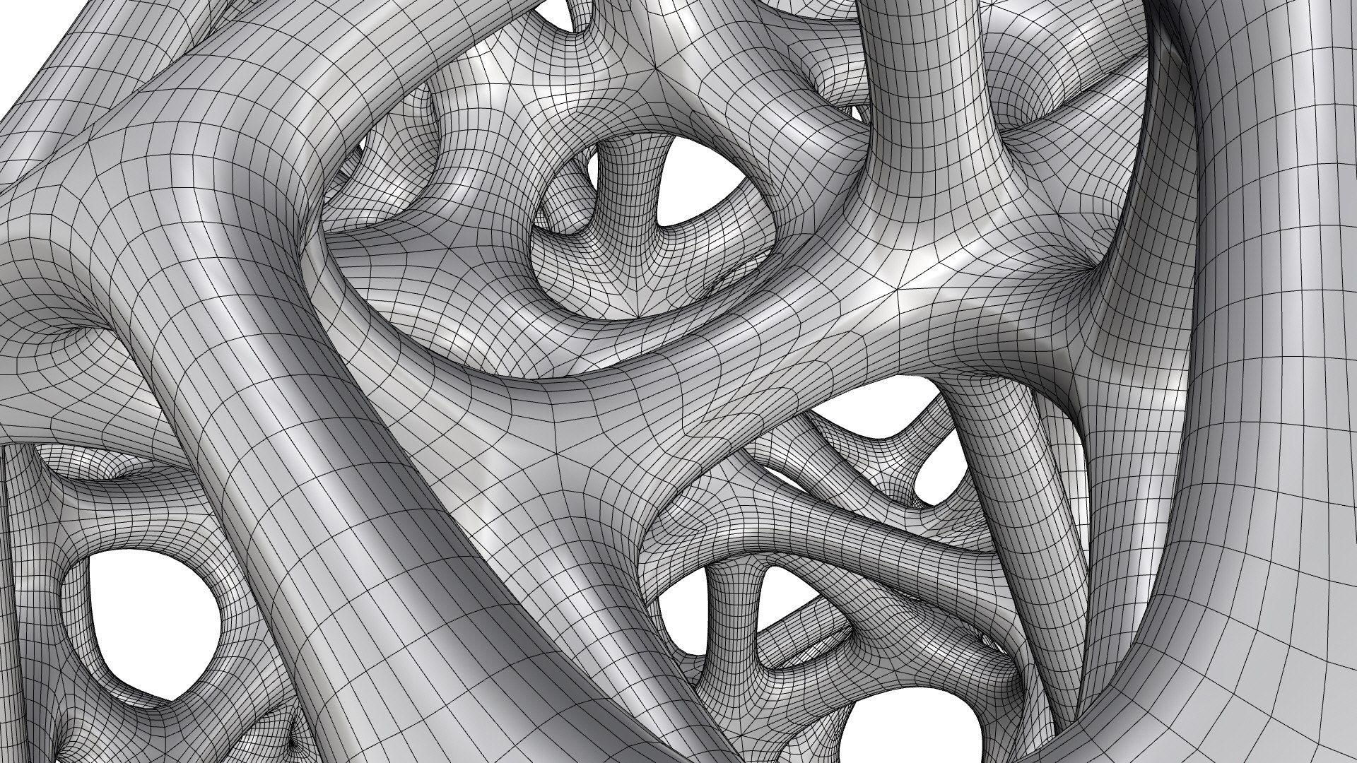 3D Parametric Voronoi-01 Organic Dome Pavilion Model - TurboSquid 2423922