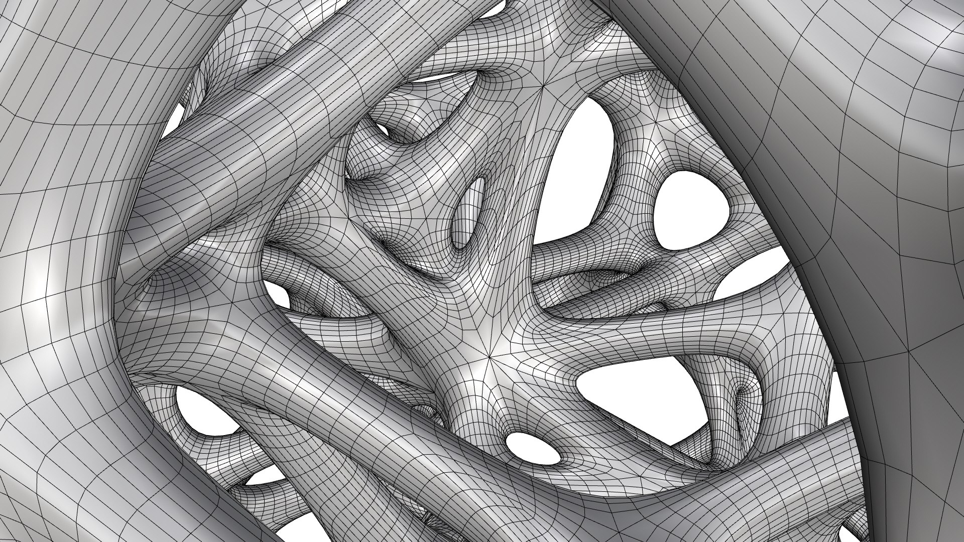 3D Parametric Voronoi-01 Organic Dome Pavilion Model - TurboSquid 2423922