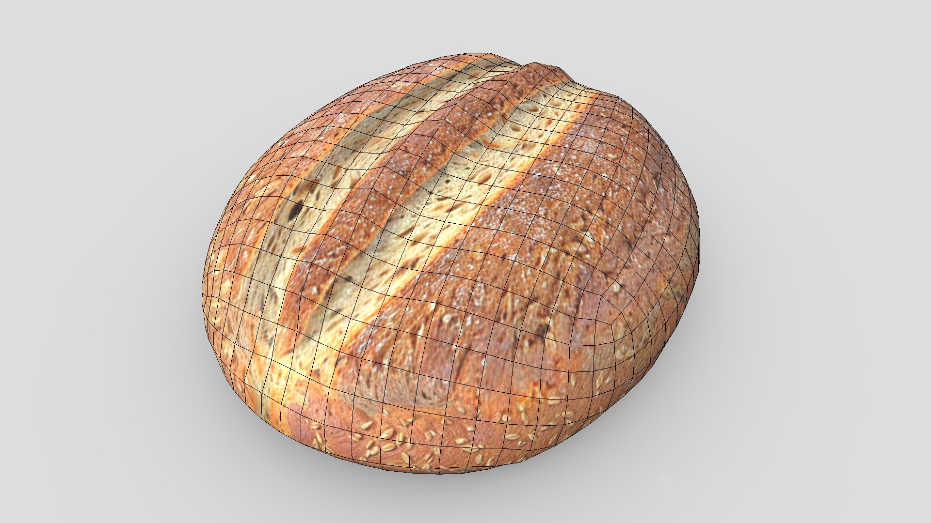 3D Rye Bread 3 Model - TurboSquid 2214061