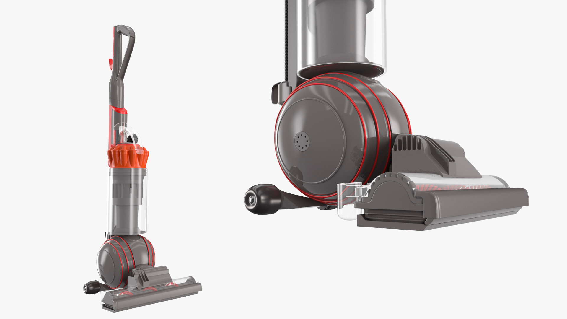 Dyson Bagless Upright Vacuum Cleaner Red Model - TurboSquid 2392356
