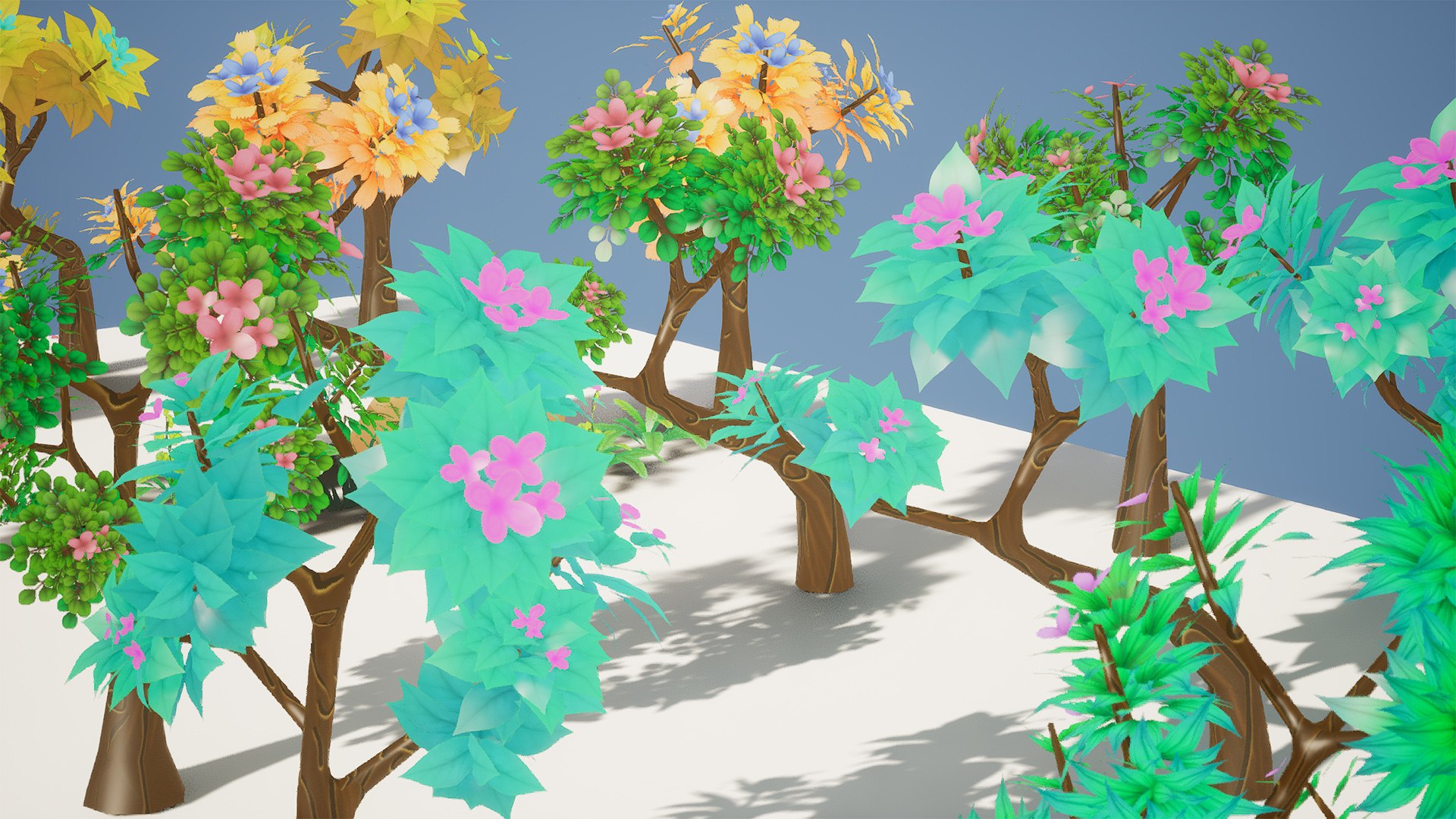 Free Free Fantasy Stylized Trees And Foliage 3D Model - TurboSquid 2134446