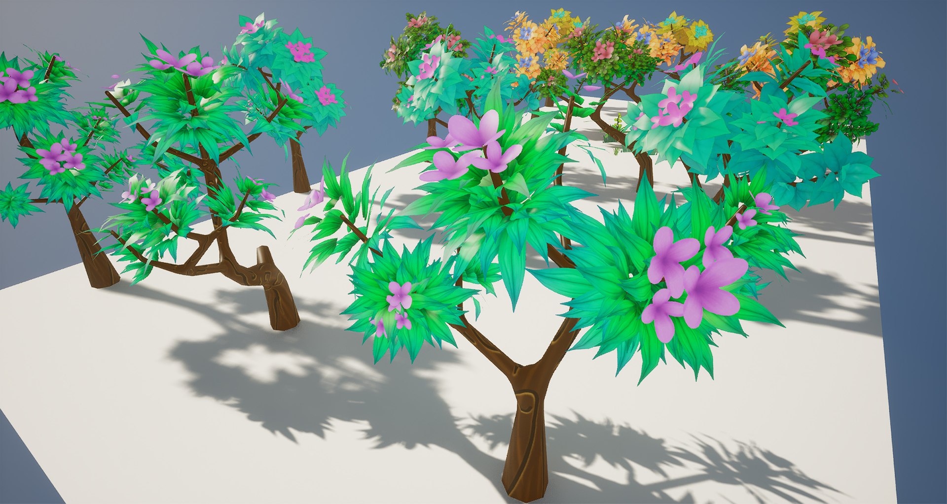 Free Free Fantasy Stylized Trees And Foliage 3D Model - TurboSquid 2134446