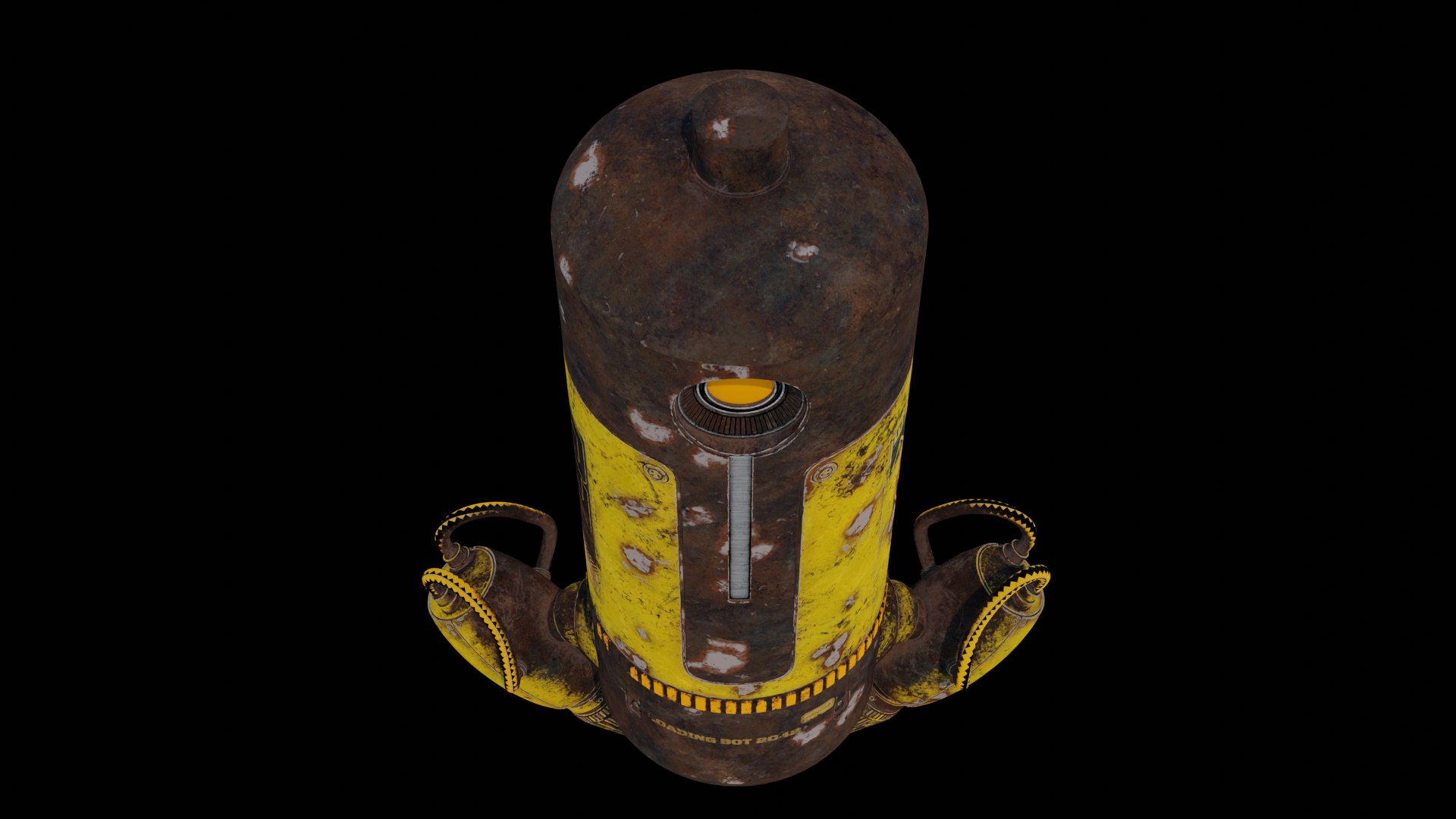 3D Rusty Robot Game Ready Low-poly 3D Model - TurboSquid 2252805