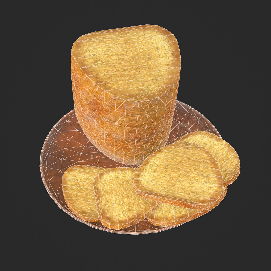 Bread Slices 3D - TurboSquid 1773643