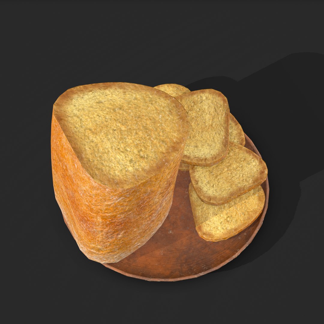 Bread Slices 3D - TurboSquid 1773643