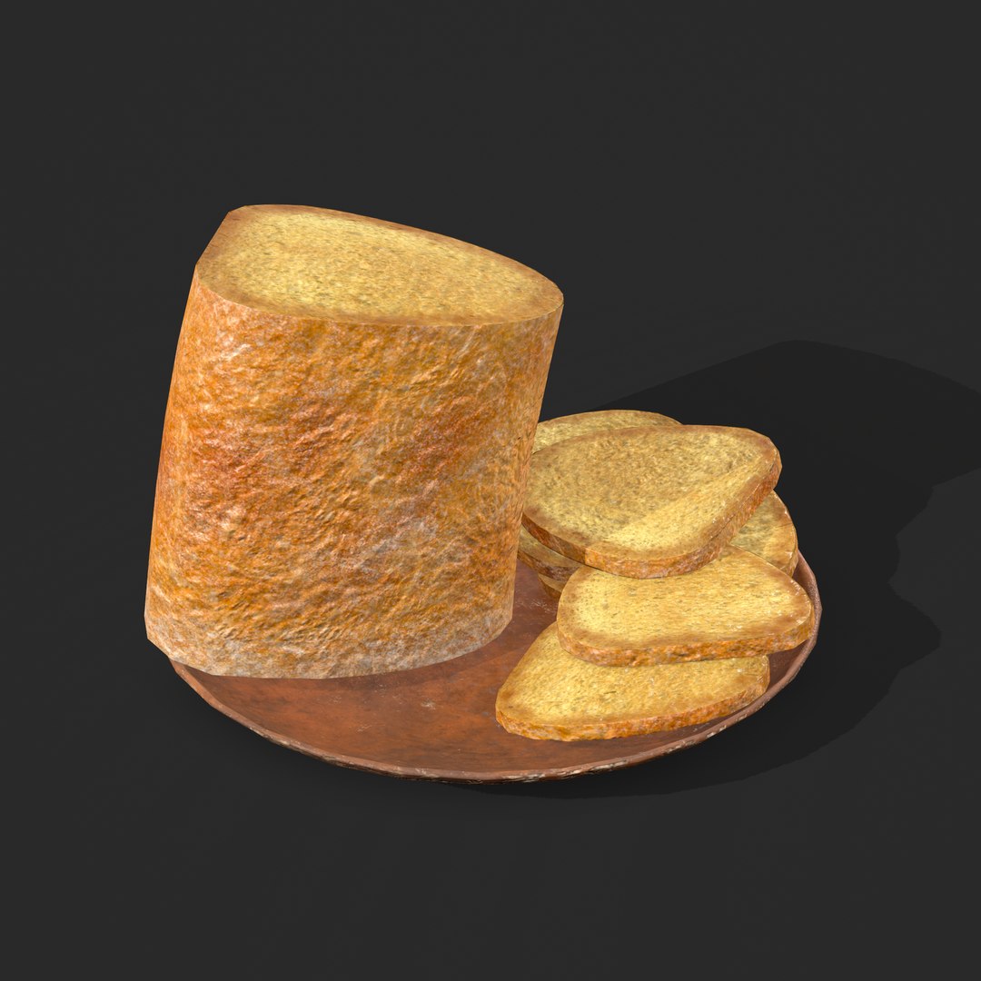 Bread Slices 3D - TurboSquid 1773643