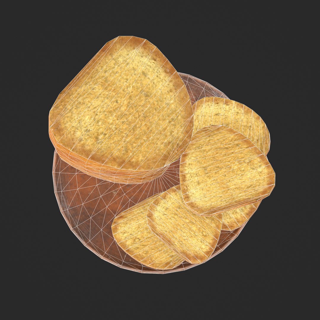 Bread Slices 3D - TurboSquid 1773643