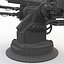 3d Plasma Turret Sci-fi Model