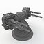 3d Plasma Turret Sci-fi Model