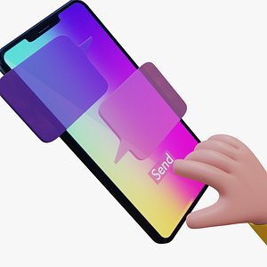Free 3D Hand-Phone Models | TurboSquid