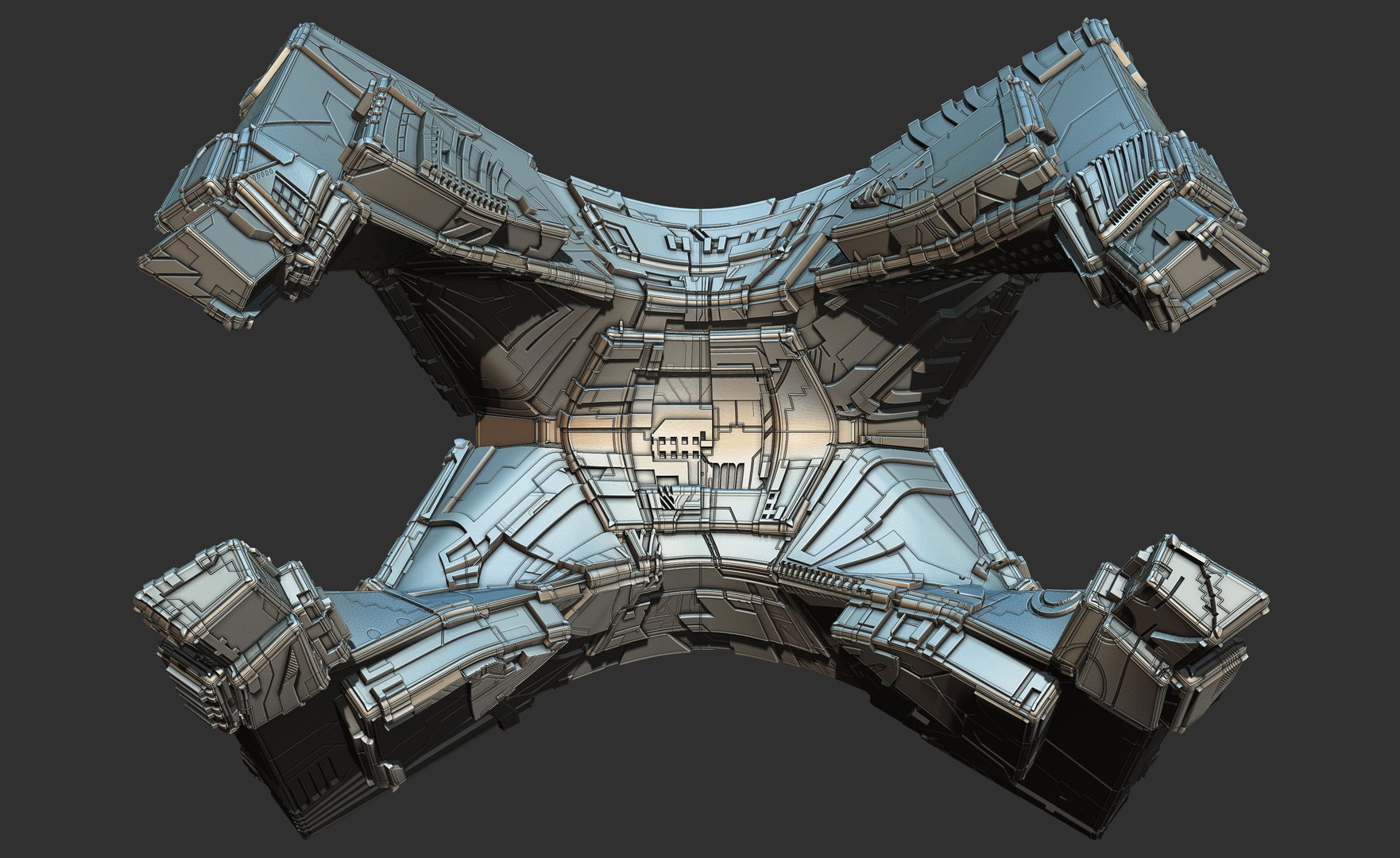 3D space equipment node 00210 model - TurboSquid 2094680