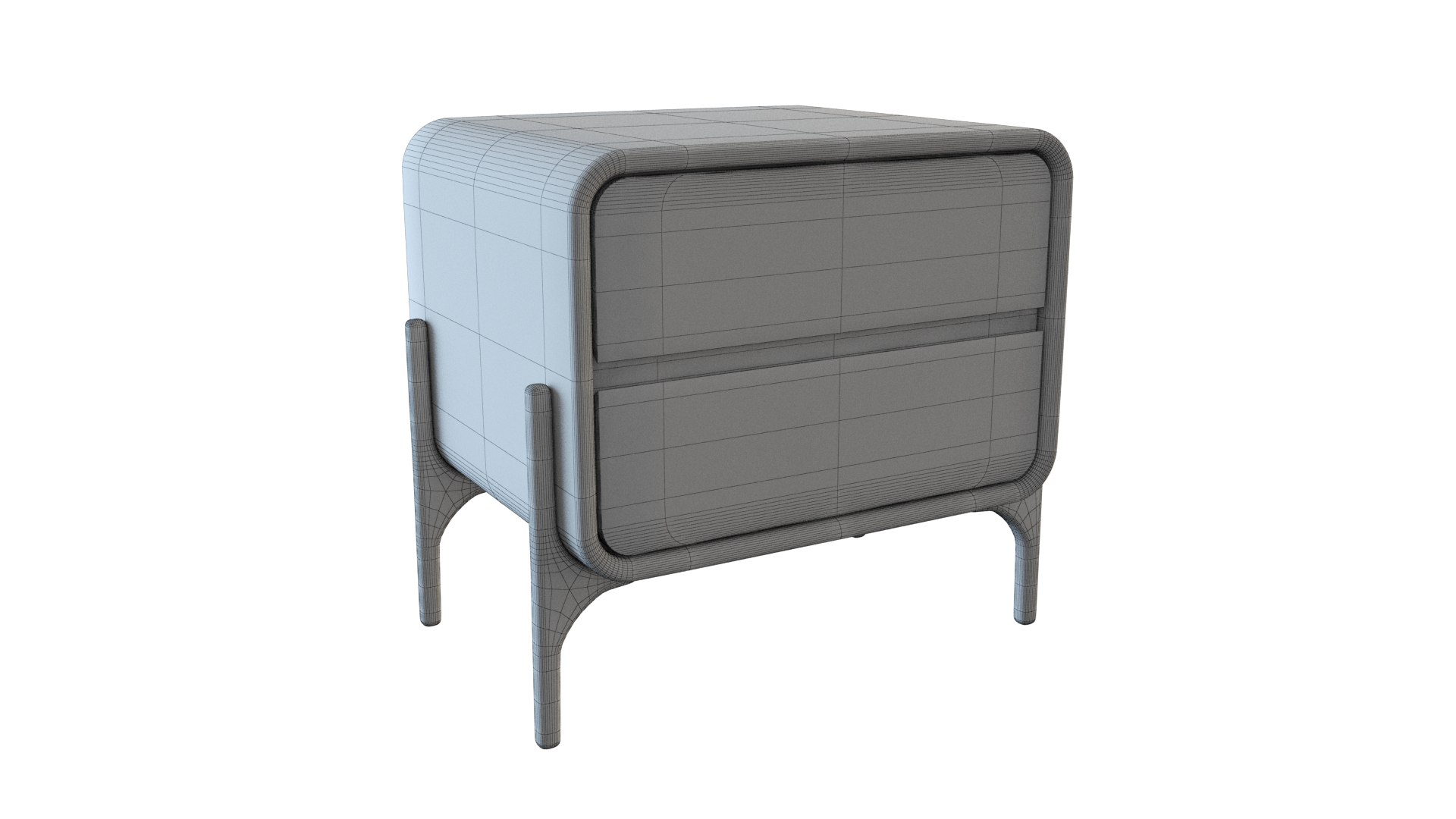 3D Modern Nightstand Model - TurboSquid 2231249