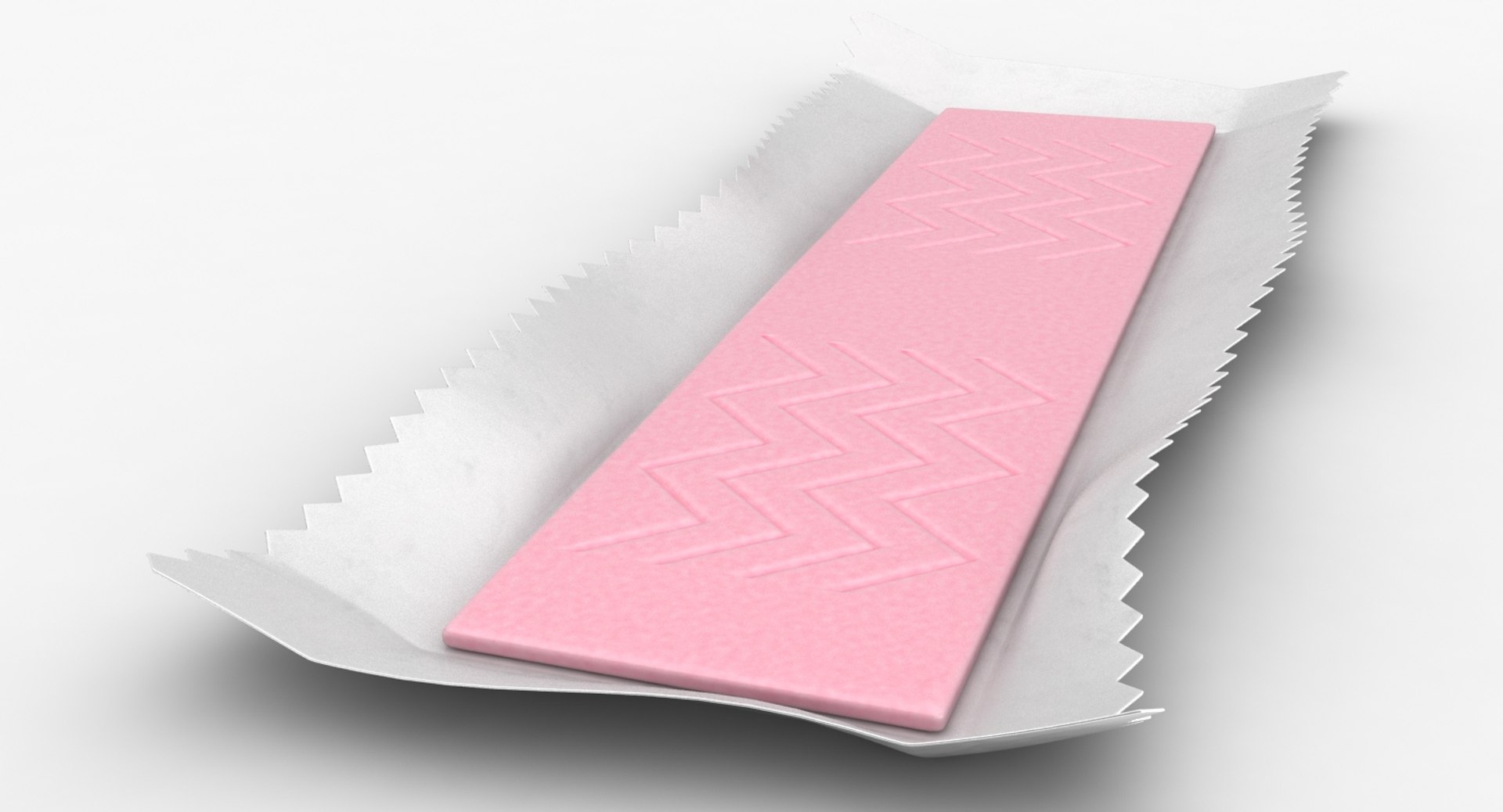 Chewing Gum 02 Pink Model - TurboSquid 1245165