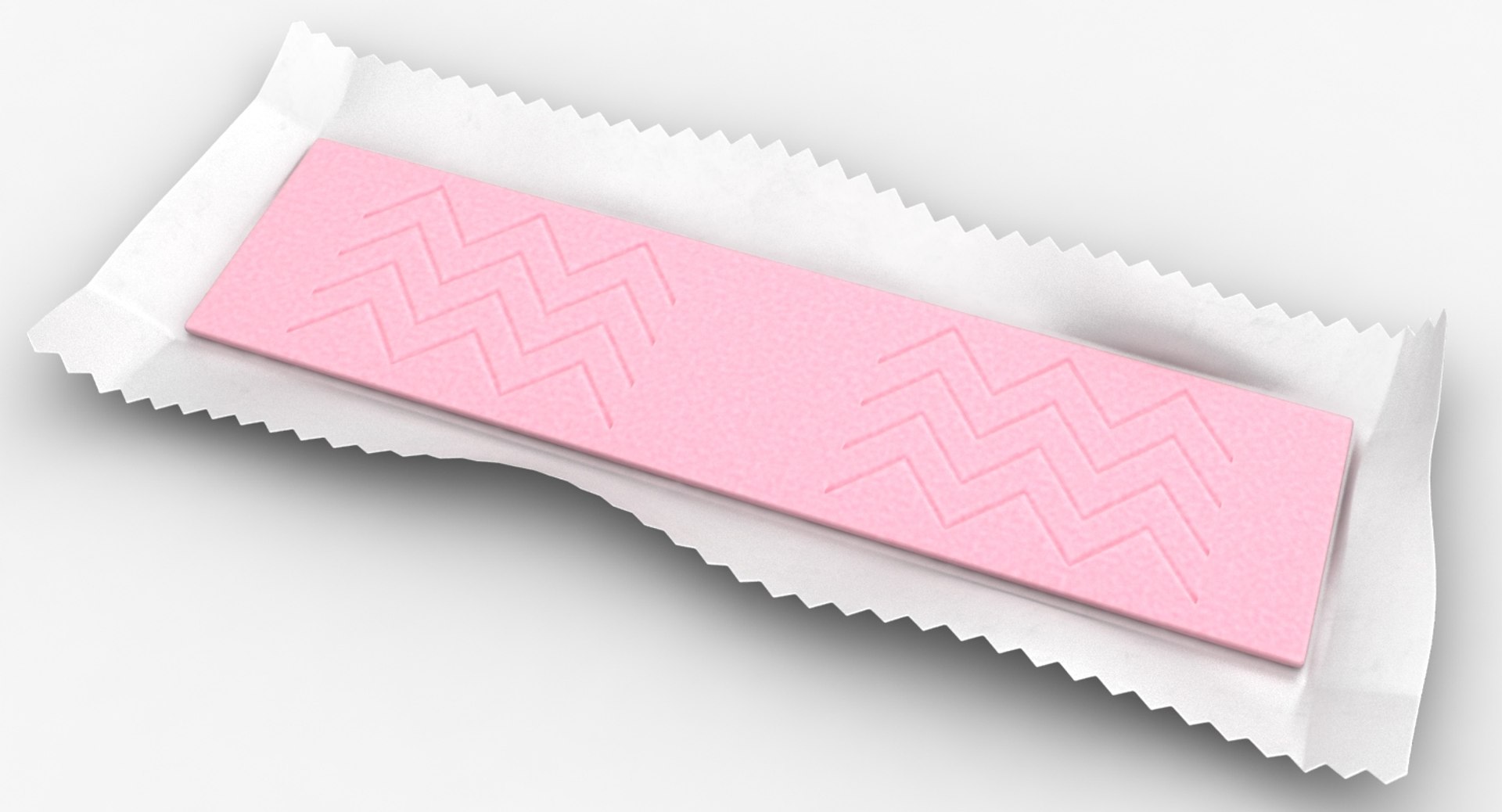 Chewing Gum 02 Pink Model - TurboSquid 1245165