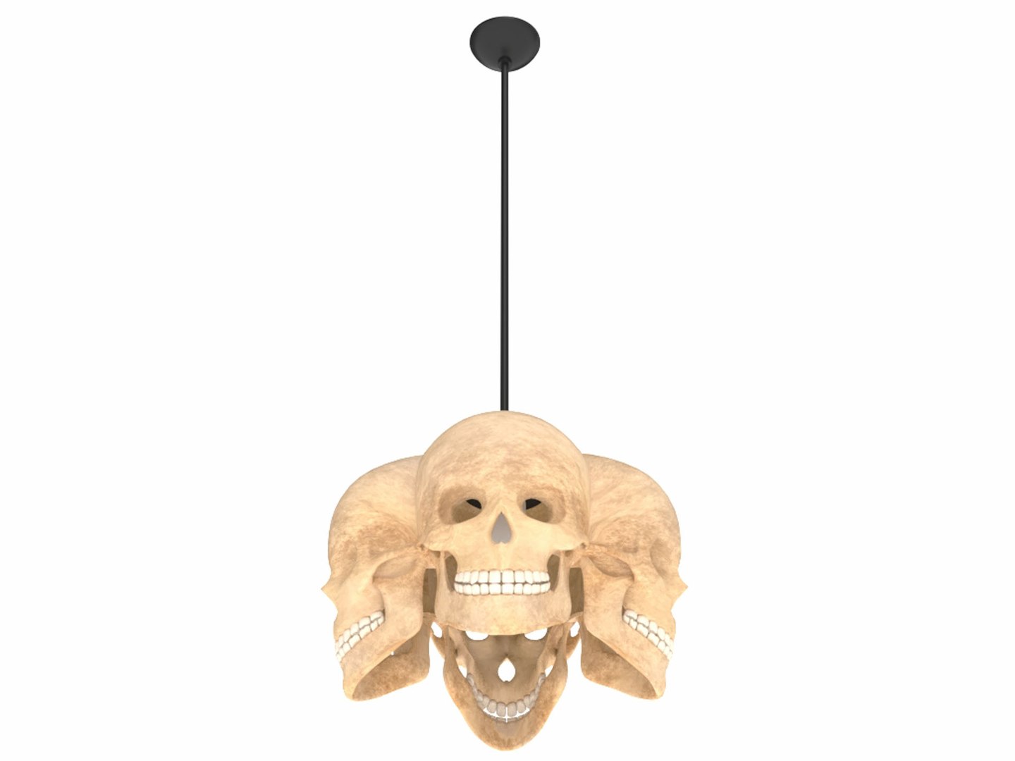 3D Skull Lamp model - TurboSquid 1831552