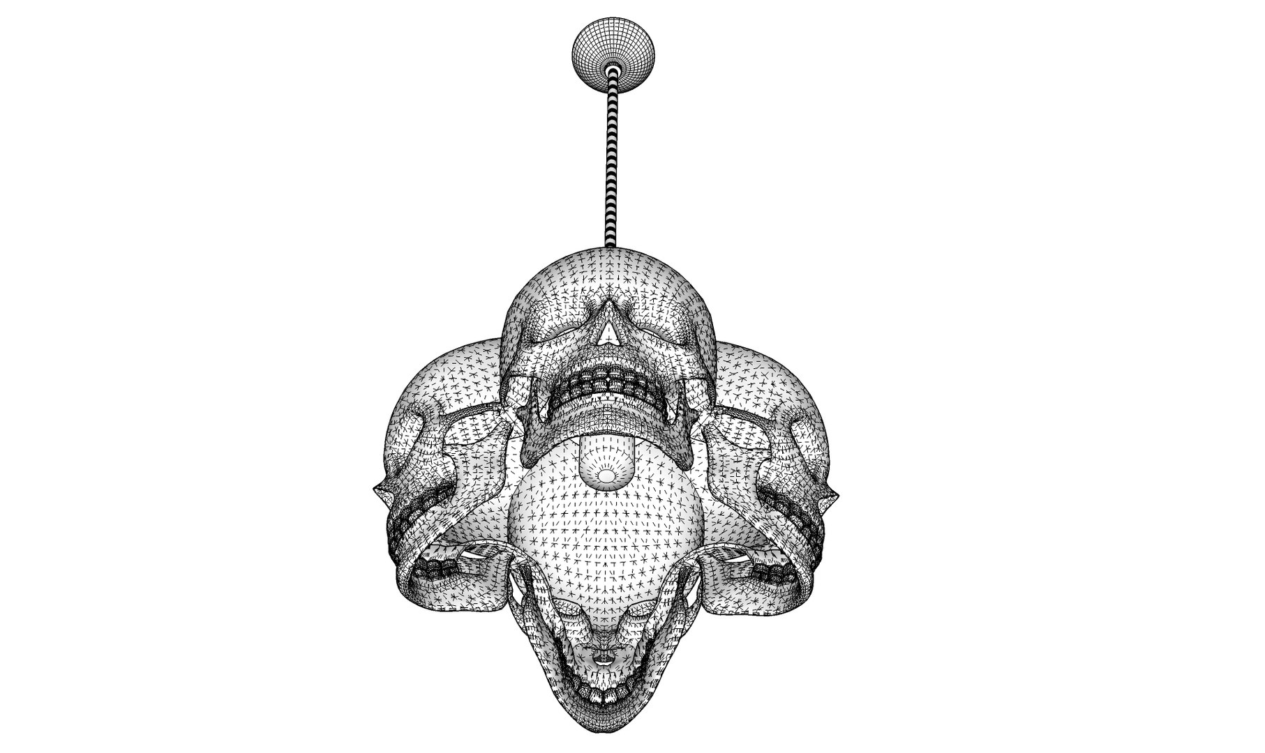 3D Skull Lamp model - TurboSquid 1831552
