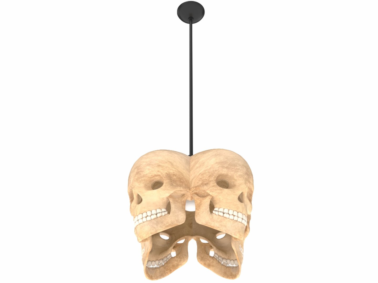 3D Skull Lamp model - TurboSquid 1831552