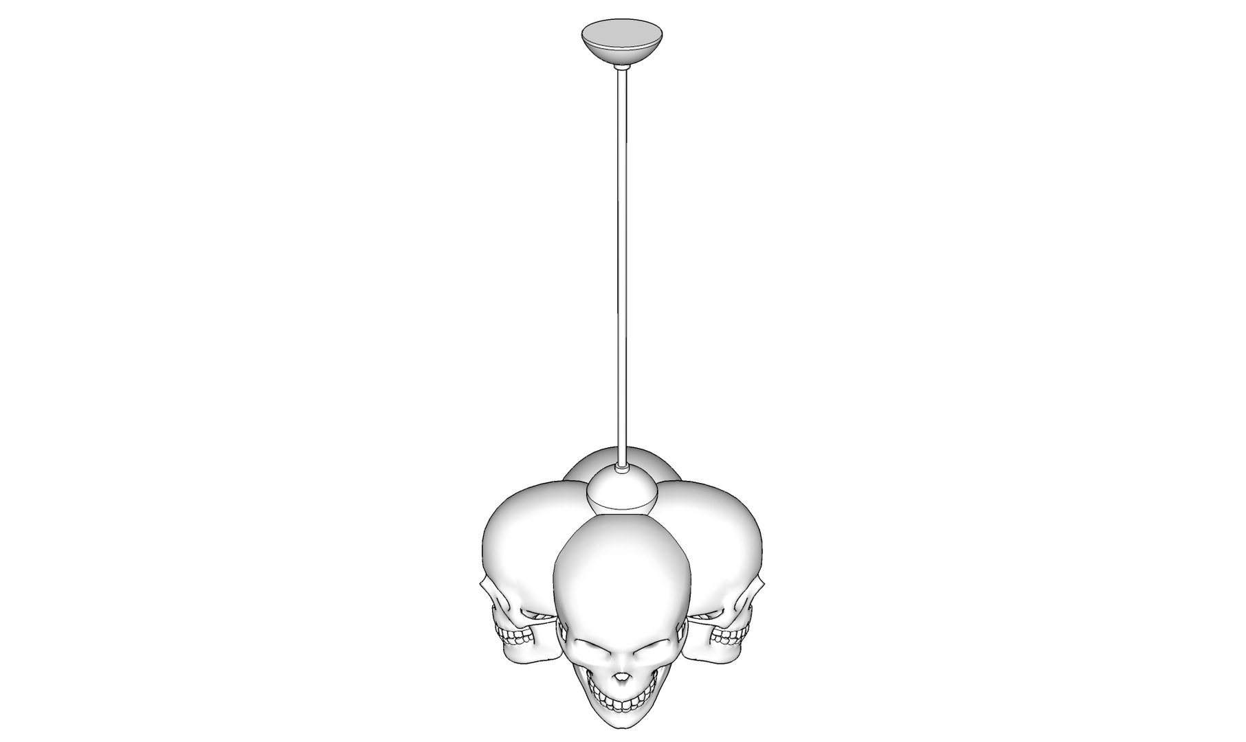 3D Skull Lamp model - TurboSquid 1831552