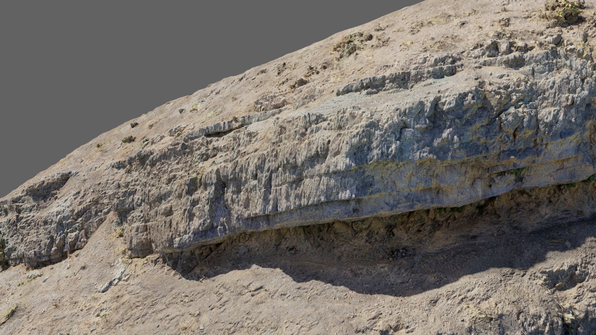 Long Cliff Scanned Model - TurboSquid 1928730