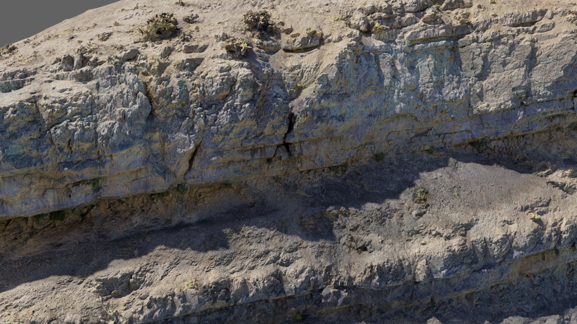 Long Cliff Scanned Model - TurboSquid 1928730