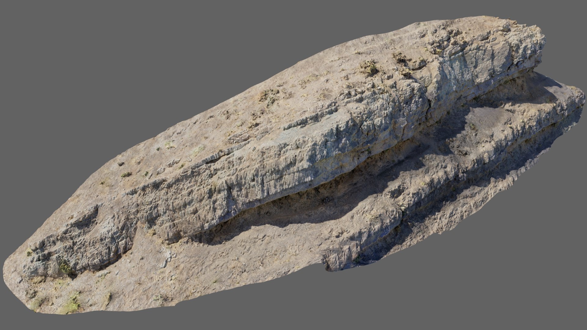 Long Cliff Scanned Model - TurboSquid 1928730