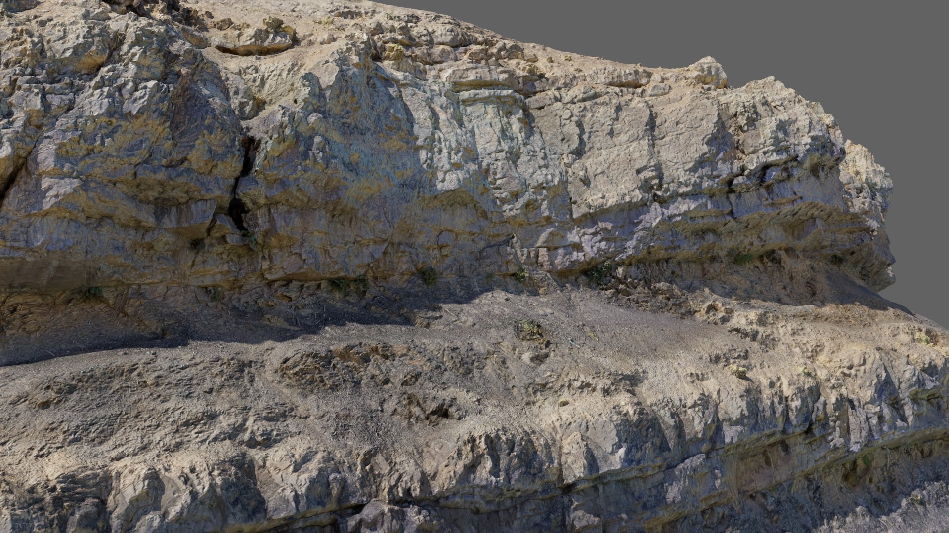 Long Cliff Scanned Model - TurboSquid 1928730