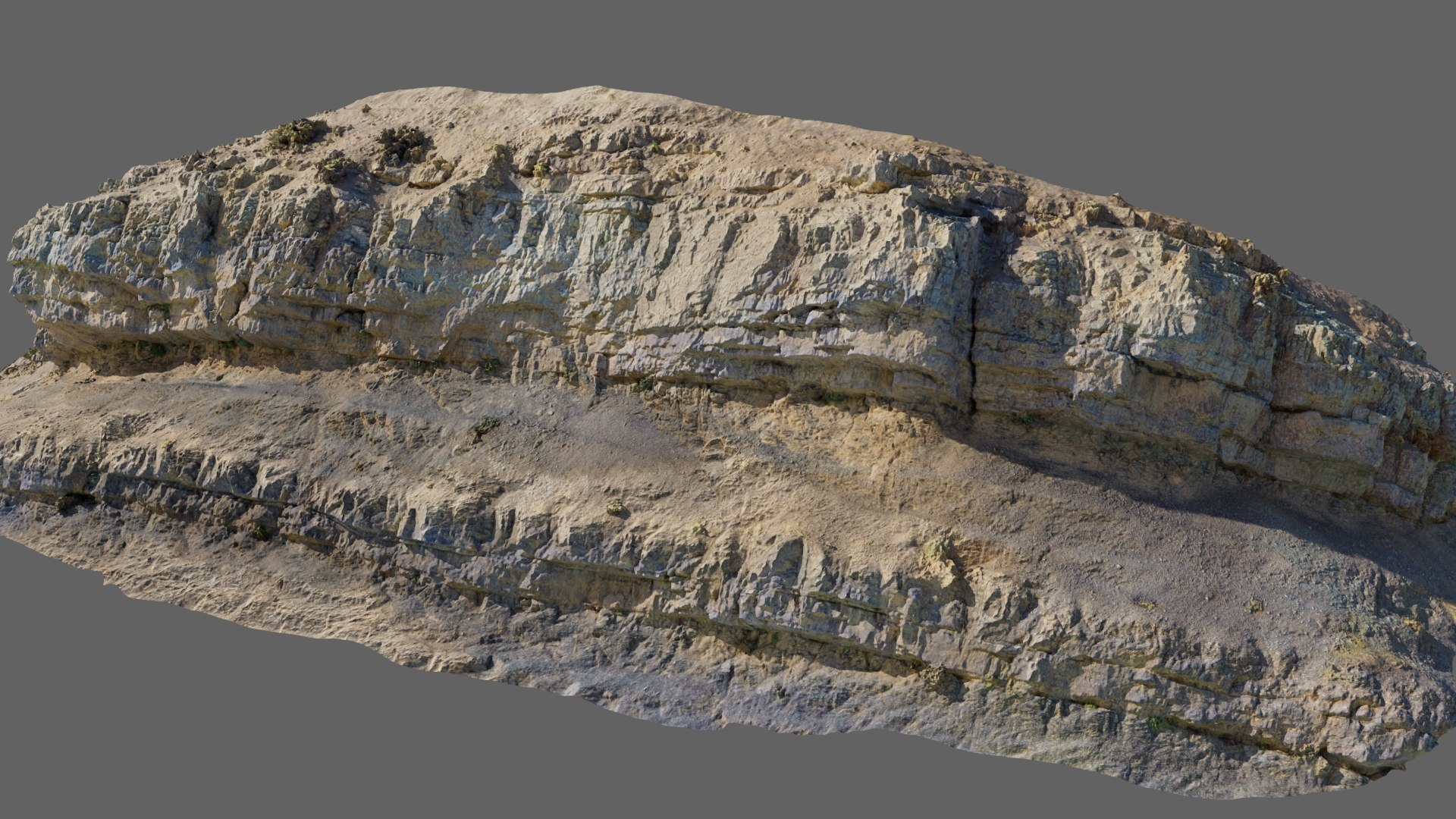 Long Cliff Scanned Model - TurboSquid 1928730