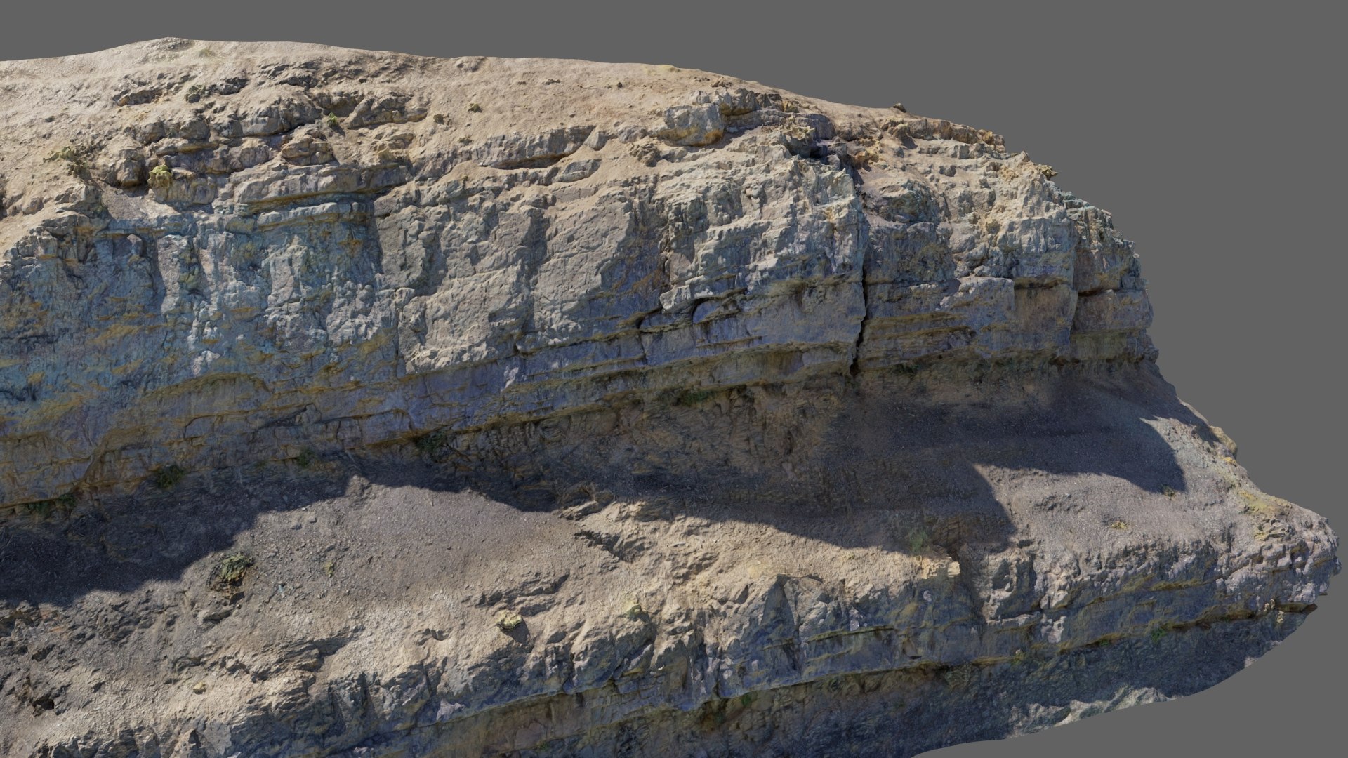 Long Cliff Scanned Model - TurboSquid 1928730