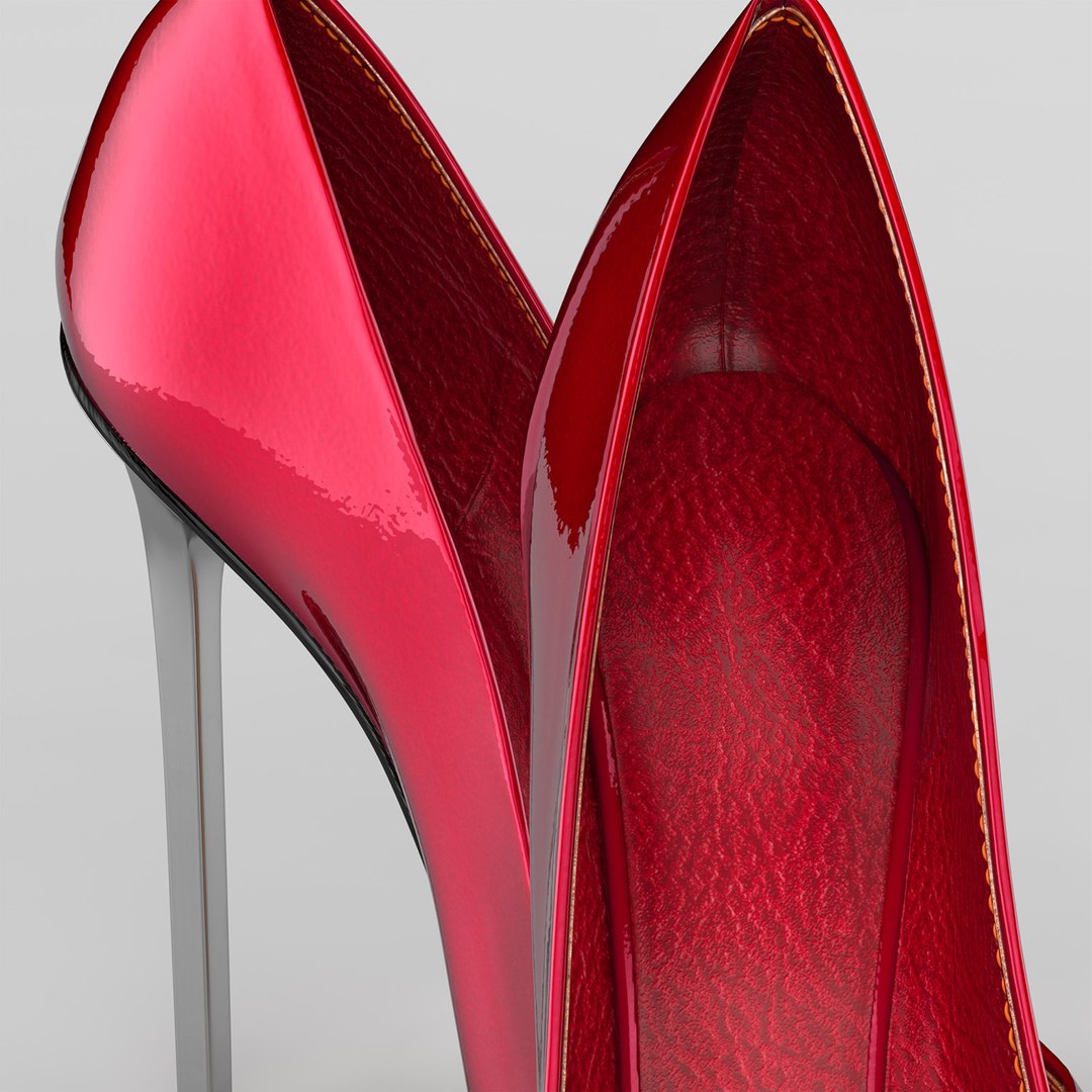 Heel Shoes 3d Model