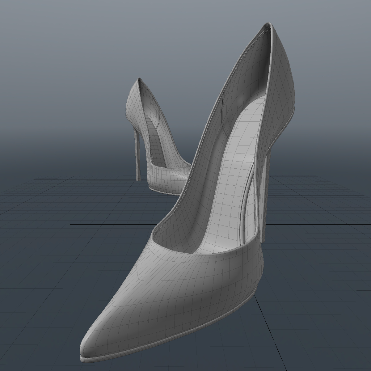 heel shoes 3d model