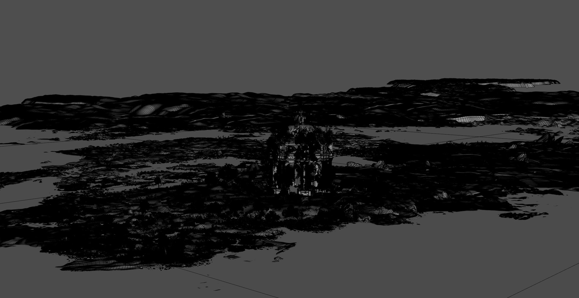 Lost Oasis Temple 3D Model - TurboSquid 2034019