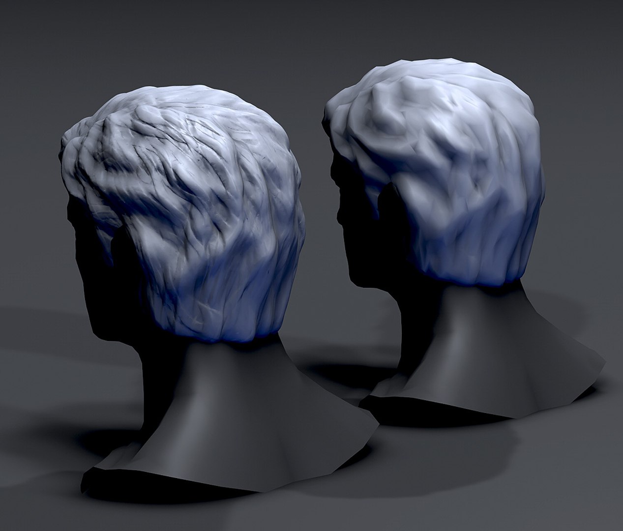 3D Hair Head Mesh - TurboSquid 1149970