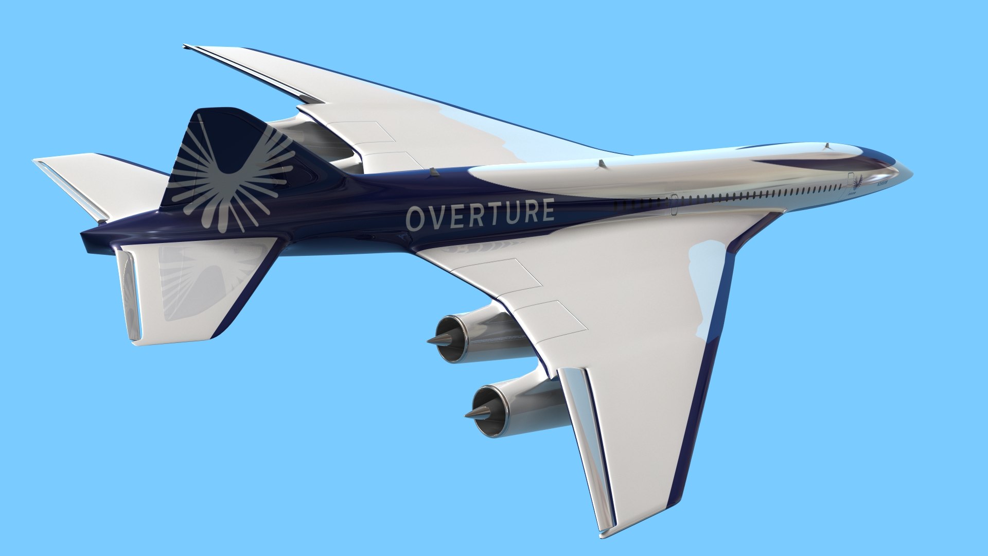 Boom Overture Supersonic Airliner 3D Model - TurboSquid 2157846