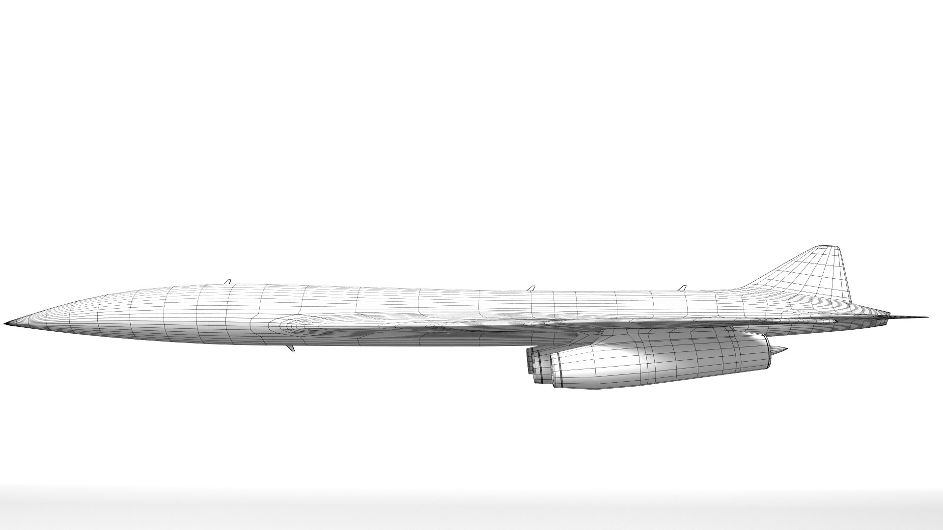 Boom Overture Supersonic Airliner 3D Model - TurboSquid 2157846