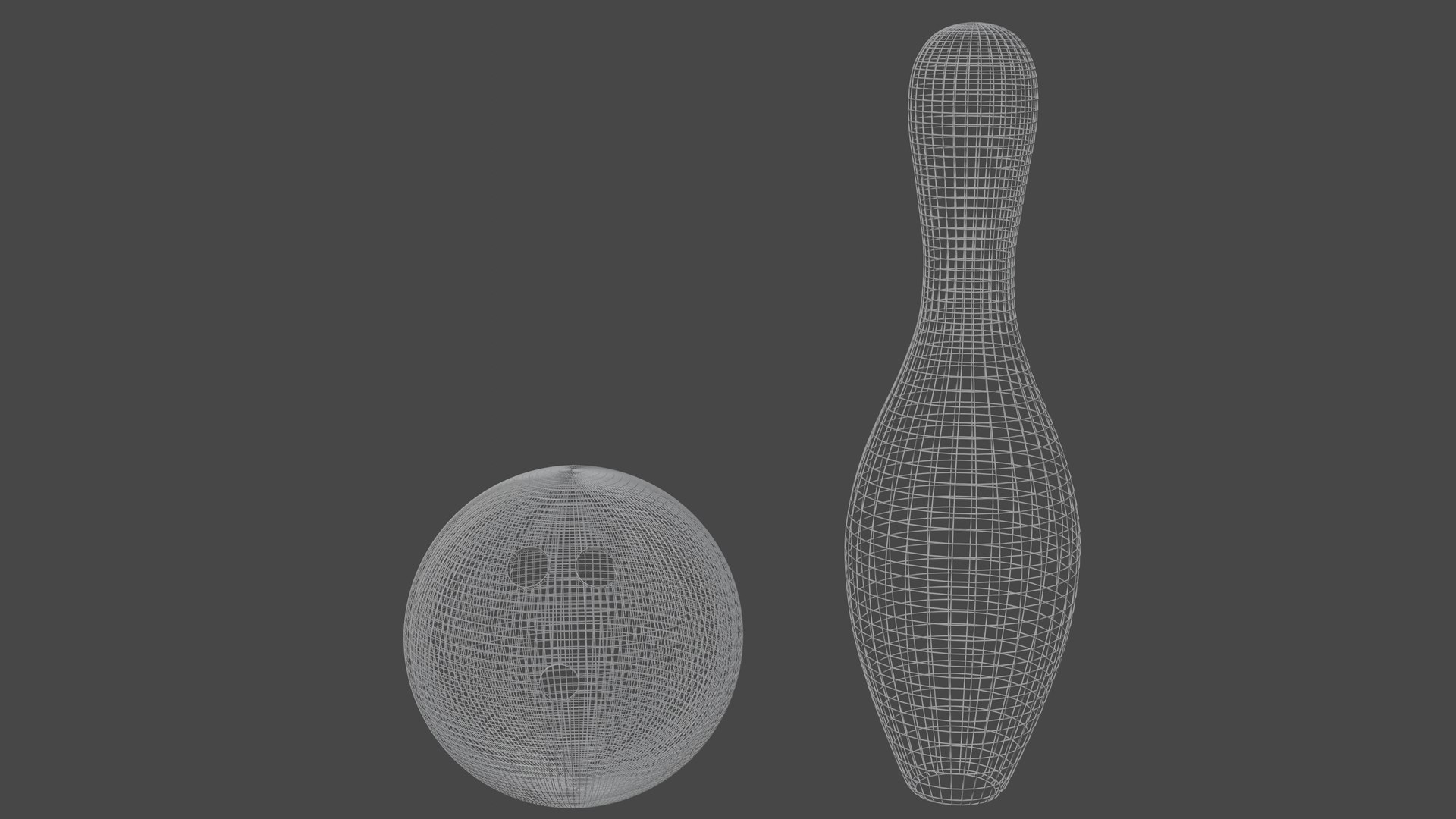 Bowling Ball And Pins 3D Model - TurboSquid 2148725